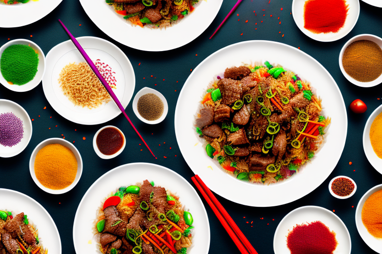 Spicy Szechuan Beef Fried Rice Recipe | Rice Array