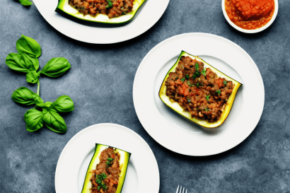 Italian Stuffed Zucchini Boats with Ground Beef and Rice Recipe | Rice ...