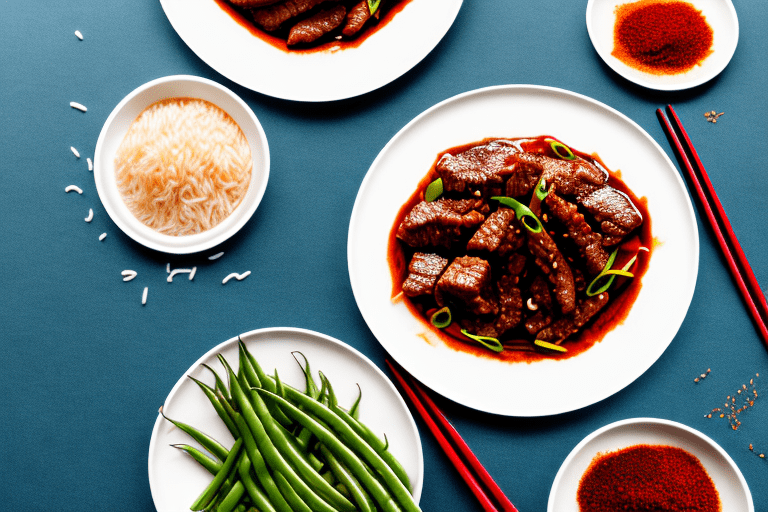 Spicy Szechuan Beef with String Beans and Rice Recipe | Rice Array