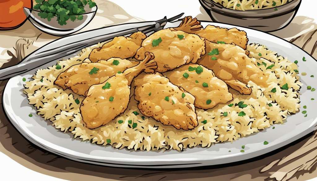 Chicken Scampi With Garlic Parmesan Rice | Rice Array