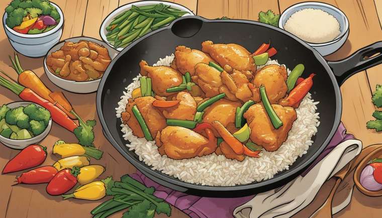Chicken With Sizzling Rice: A Delicious and Easy-to-Make Dish | Rice Array