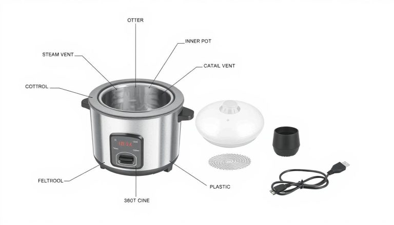 Rice Cooker Parts Guide: Names and Functions Explained | Rice Array