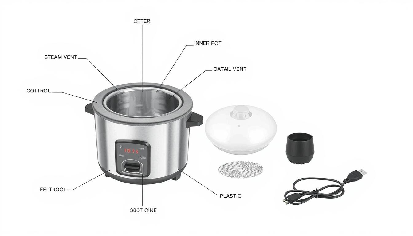 Rice Cooker Parts Guide: Names and Functions Explained | Rice Array
