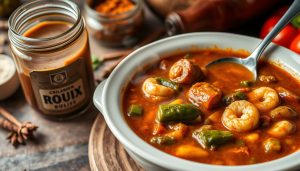 Easy Gumbo with Jar Roux Recipe Guide | Rice Array