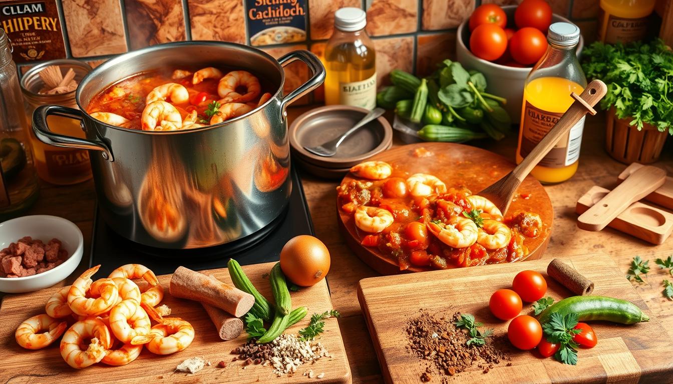 Seafood Gumbo Perfection with Clam Juice | Rice Array