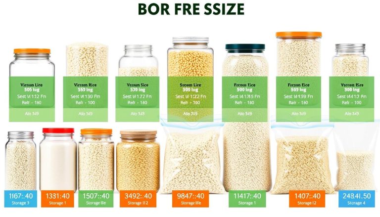 Rice Package Size Guide: Storage Life by Container Size | Rice Array