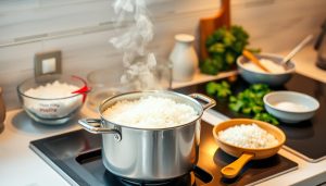 Rice Cooking Sequence: Step by Step Visual Guide | Rice Array